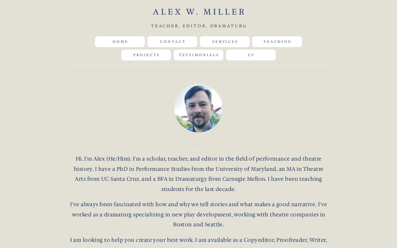 Alex W. Miller